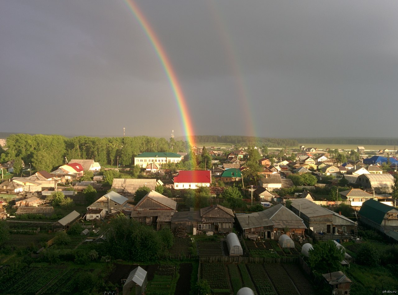 Сегодняшняя радуга | Пикабу