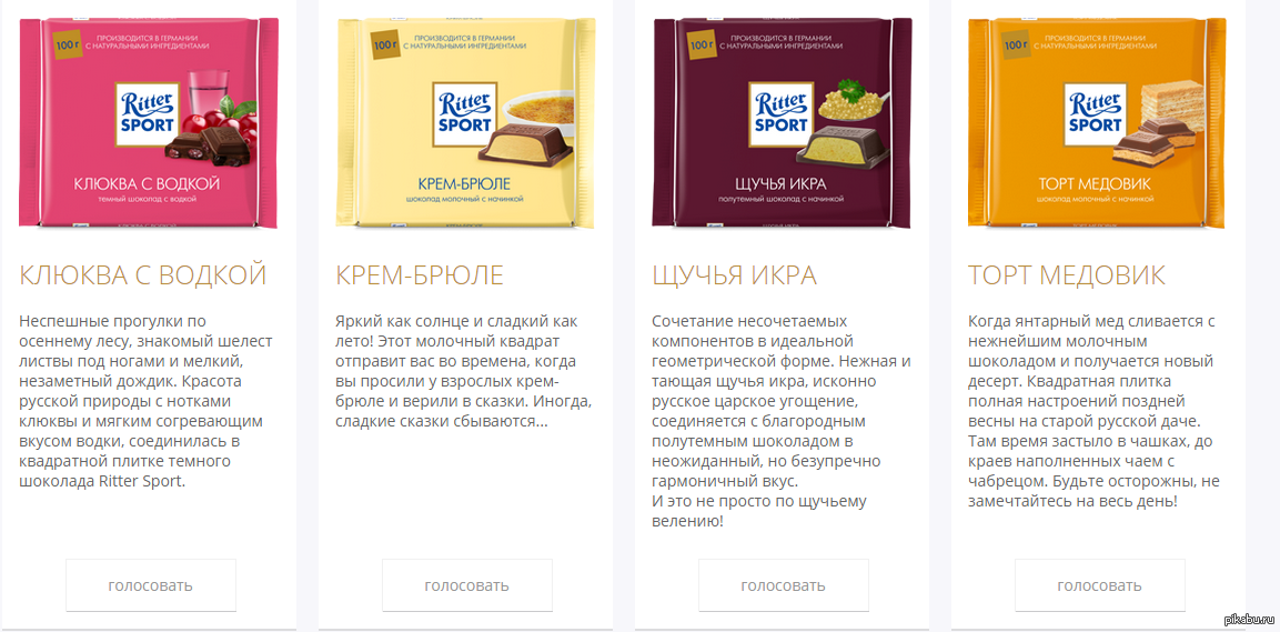 Выборы вкуса шоколада | Пикабу