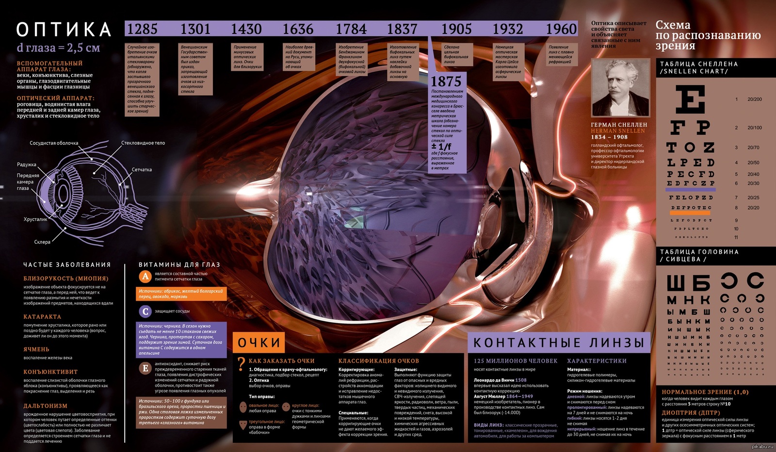 Оптика (человеческого глаза) | Пикабу