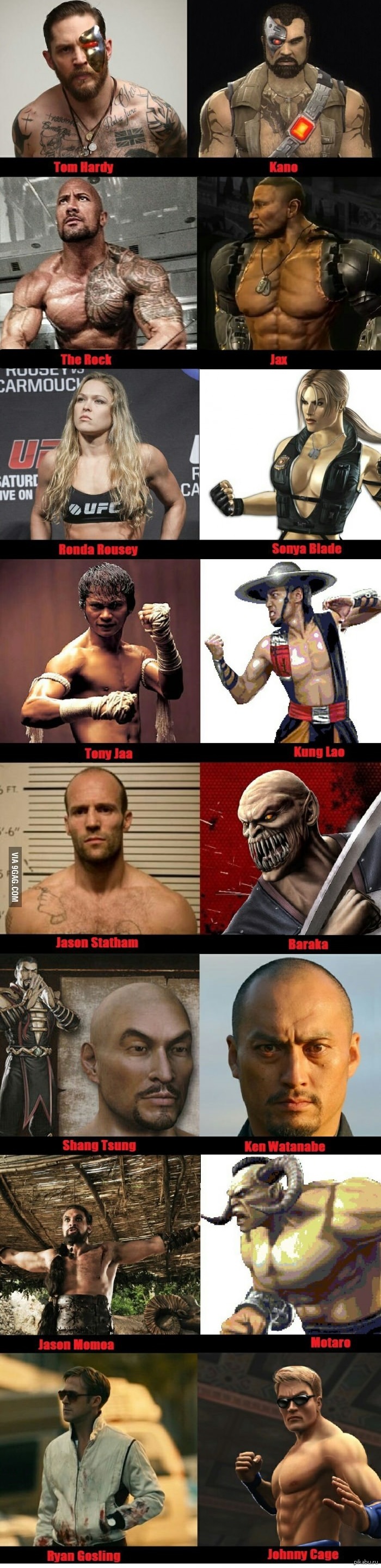 Кастинг для Mortal Kombat | Пикабу