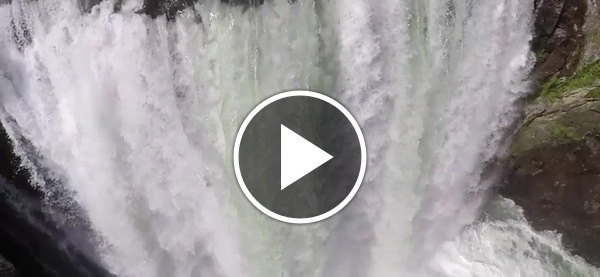 GoPro: 60ft Waterfall Drop | Пикабу